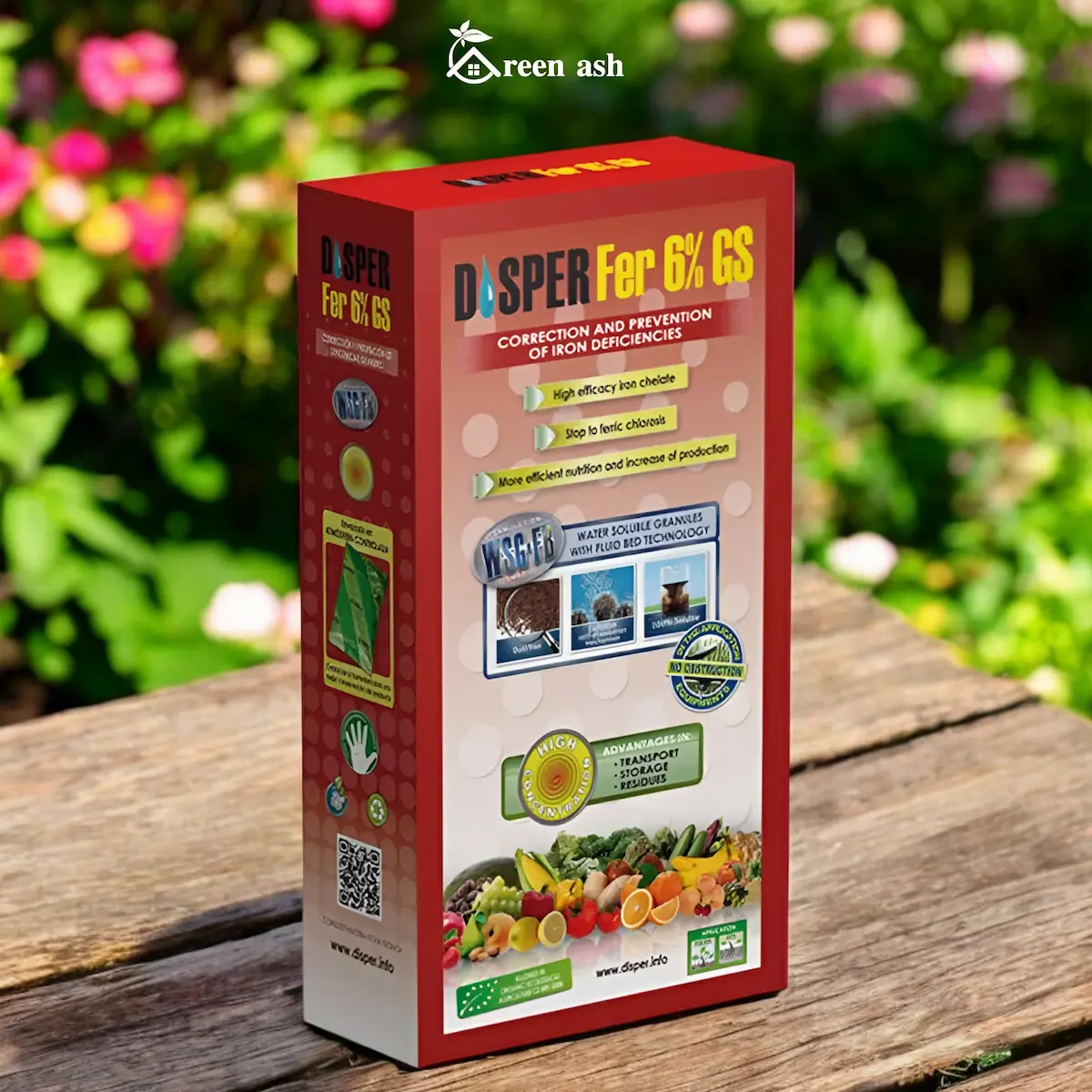 Disper Fer 6% GS – Iron Deficiency Correction & Prevention Fertilizer